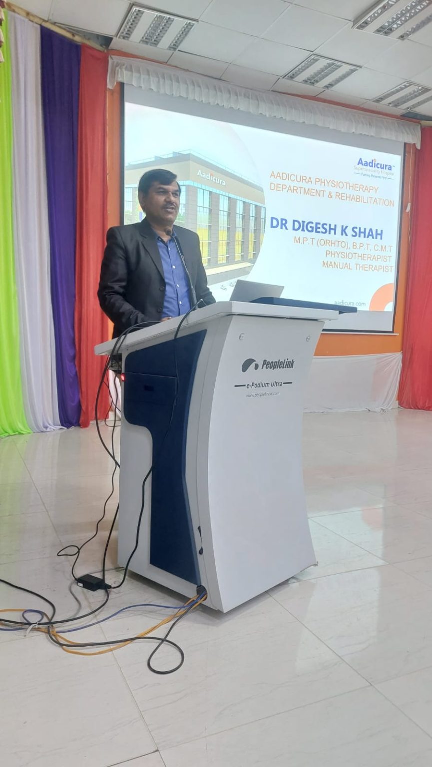 Health talk session at ONGC Khambhat! - Aadicura